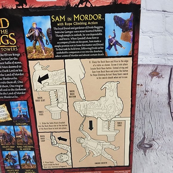 Toybiz | Toys | 202 Toybiz Lord Of The Rings Sam In Mordor With Rope ...